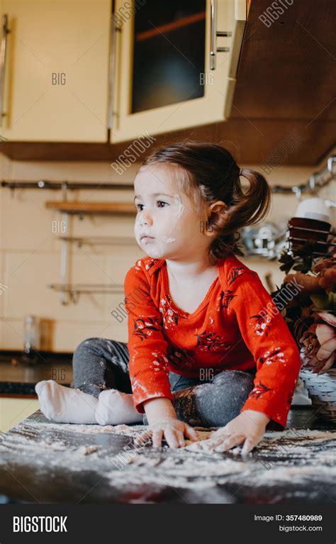 Flour Sensory Play Image And Photo Free Trial Bigstock