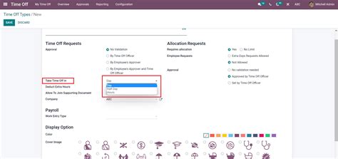 How To Create And Manage Time Off Types With Odoo