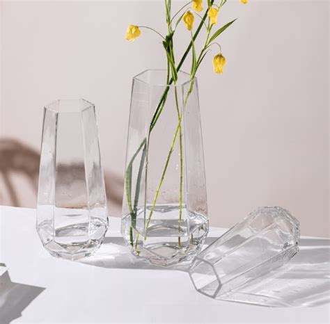 【巨路生活】透明花瓶玻璃 造型花瓶 家飾園藝品味館 Club