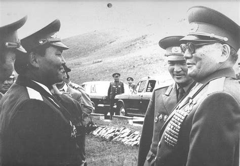 Монгол Генерал Mongolian General БНМАУ ын Маршал Ю Цэдэнбал Хурандаа генерал С Лувсангомбо