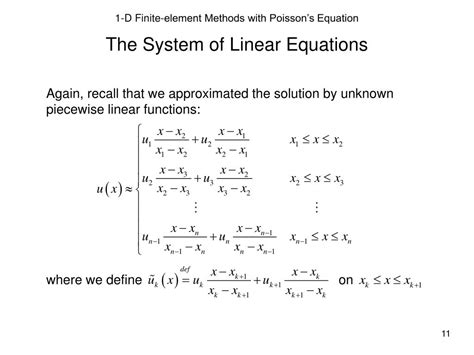 Ppt 1 D Finite Element Methods With Poissons Equation Powerpoint Presentation Id 6376326