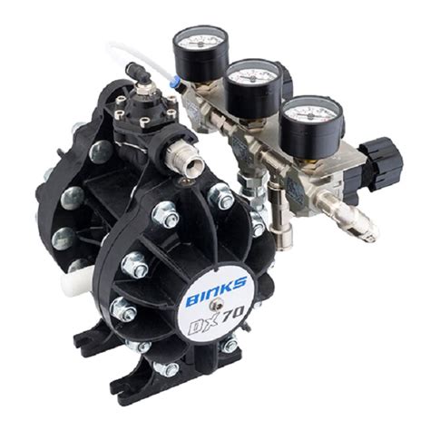 Pompa De Aer Cu Diafragma De Vilbiss Binks 1 1 7 Bar 4 2 L Min