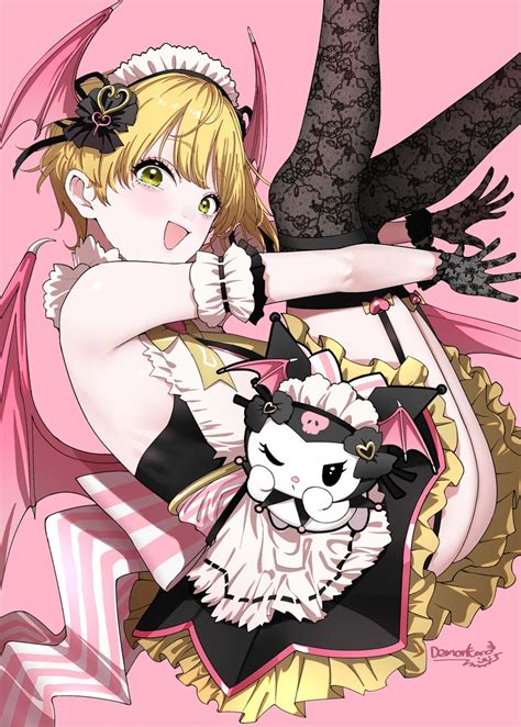 宮本フレデリカ 「happy Halloween~宮本フレデリカ 世界クロミ化week 」𝘿𝙚𝙢𝙤𝙣♡𝙇𝙤𝙧𝙙のイラスト