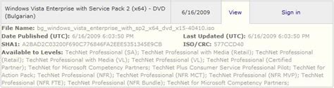 Windows Vista Enterprise With Service Pack 2 X64 Bulgarian Microsoft Free Download Borrow