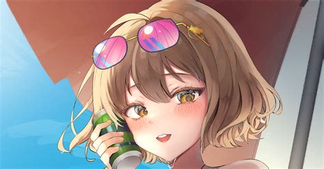 アニス勝利の女神nikke “指揮官～一緒に飲まない？ ️“ Angelせつなのイラスト Pixiv