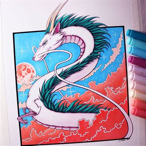 Haku From Spirited Away Drawing By Https Deviantart