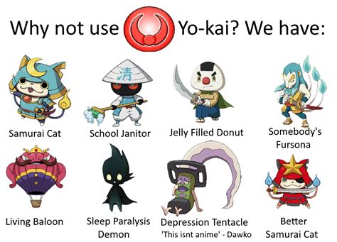 Remade The Why Not Use Pokemon Meme For Yo Kai Ryokaiwatch