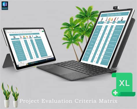 Project Evaluation Criteria Matrix Project Management Project Planning