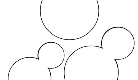 Mickey Mouse Head Shape Template Diy Mickey Garland Decoration Our Homemade Life Williamson