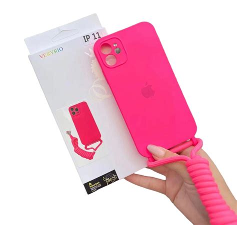 Capa Para Celular Apple Silicone Com Alça na Caixa Cores Sortidas Capas no Atacado Películas