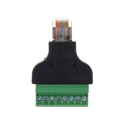 Dc Connector Rj45 Ethernet Male To 8 Pin Av Termin Vicedeal