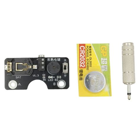 Compact Cw Practice Board Morse Key Trainer Telegraph Trainer With Sound And Light Feedback For