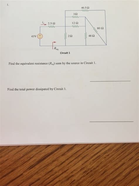 solved find the equivalent resistance r eq seen by the