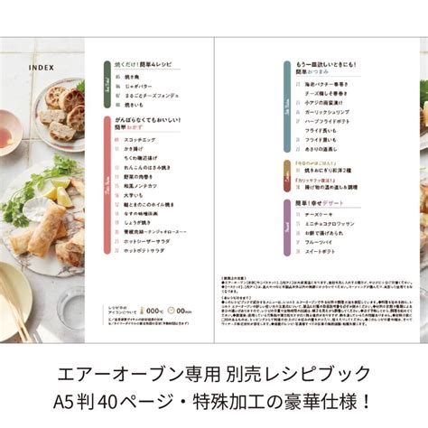 レコルト Recolte ノンフライヤー ノンフライオーブン 2ウェイラック 串5本 インナーポット セット エアオーブン レシピ付き Rao
