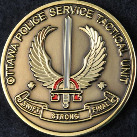 Ottawa Police Service Tactical Unit Challengecoinsca