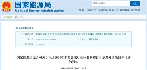 1184项，国家能源局发布计划！ 能源界