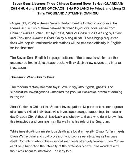 TheOASG On Twitter Seven Seas Has Announced Theyve Licensed 3