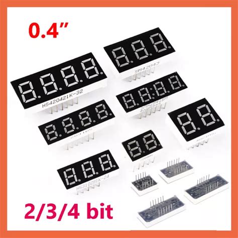 7 Segment Anzeige 0 4 2 3 4 Ziffern Gemeinsame Anode Kathode