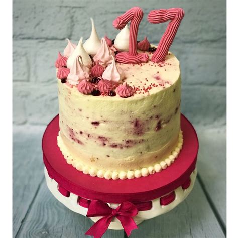 Featherlight Sponge Cake With Cream Cheese Icing And Blackberry Jam