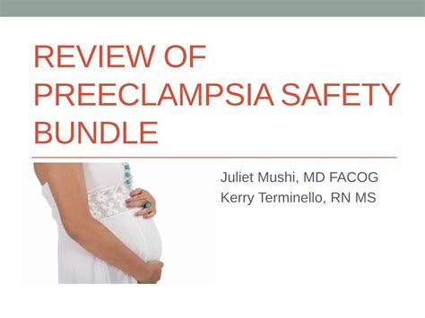 Pdf Review Of Pre Eclampsia Safety Bundle Dokumentips