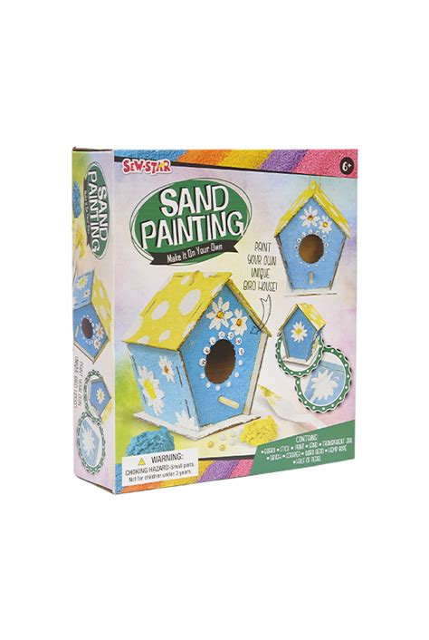 შექმენი შენი საოცნებო ქვიშით სახატავი ჩიტის ბუდე სასაჩუქრე შეფუთვით