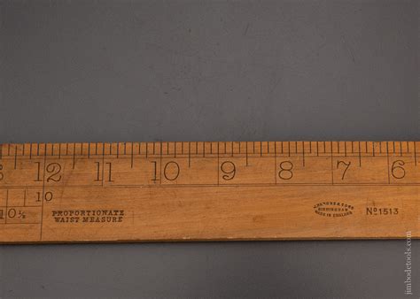 Fine 12 X 24 Inch Boxwood Square J Rabone And Sons No 1513 104540