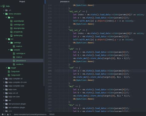 Hi Rustaceans Im Testing Kaiju Embeddable Assembler For Games And