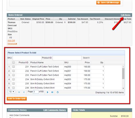 Edit Existing Orders Extension For Magento 1 Creativeminds
