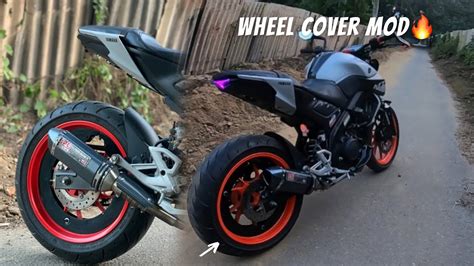 Wheel Cover Mod On My Modified Yamaha Mt 15 Ps Mototube Youtube
