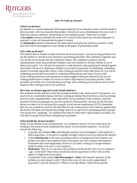 how to write an abstract pdf abstract summary gene