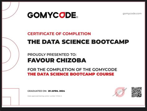 Im Happy To Share That Ive Obtained A New Certification Gomycode