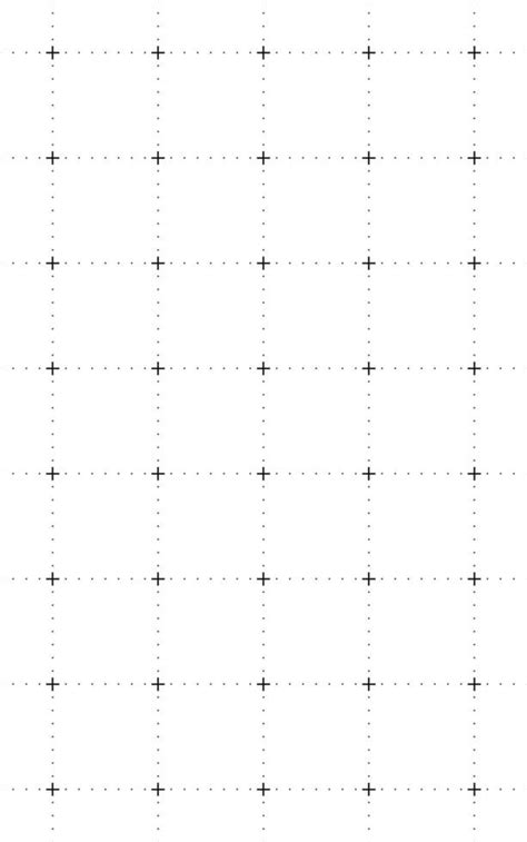 minimal white background with black crosshairs and dotted grid lines clean abstract layout for
