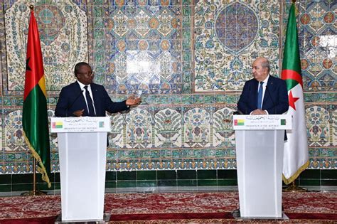 رئيس غينيا بيساو يشيد بالدور المحوري للجزائر في استتباب الأمن