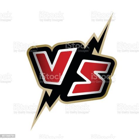 편지 대 Vs 로고 벡터 일러스트 레이 션 0명에 대한 스톡 벡터 아트 및 기타 이미지 0명 Championship 경쟁 Istock