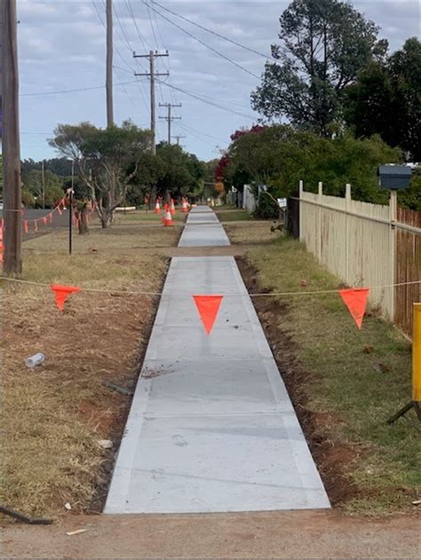 New Footpaths A Step In The Right Direction Lachlan Shire Council