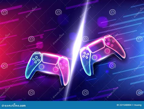 Set Of Joysticks For The Console Collection Of Joysticks For Video
