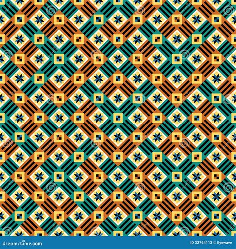 Seamless Moorish Vector Pattern Stock Vector Illustration Of Ornament Vector 32764113