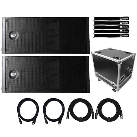 rcf hdl 20 a active powered line array dj pa speakers 2 pack reverb