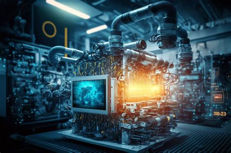 Industrial Technology Concept Factory Automation Smart Factory Generative Ai Stock