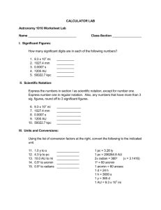 Scientific Notation Sig Figs Worksheet
