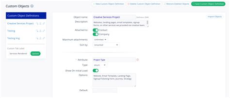 Custom Objects Complete CRM