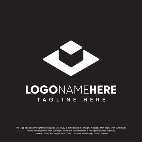 Premium Vector Professional Business Hexagonal Shaped Logo Template