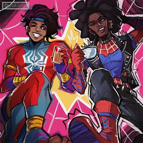 Spider Man India And Spider Punk In Spiderman Art Marvel Spiderman Art Spiderman Spider