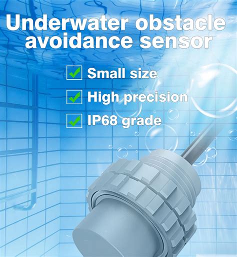 Ultrasonic Underwater Ranging Sensor Swimming Pool Obstacle Avoidance Underwater Thruster