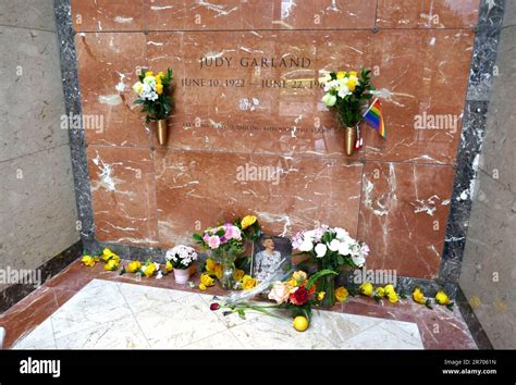 Los Angeles California Usa 10th June 2023 Actresssinger Judy Garland