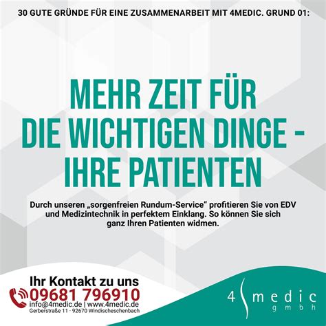 Warum mit 4medic arbeiten? - 4medic GmbH