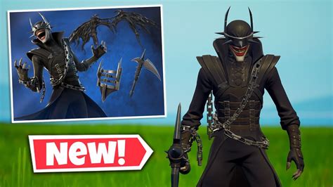 NEW BATMAN WHO LAUGHS Skin Gameplay In Fortnite YouTube