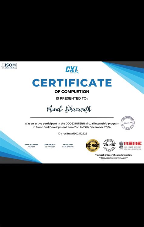 Murali Dharavath On Linkedin Internship Webdevelopment Codexintern Frontenddevelopment