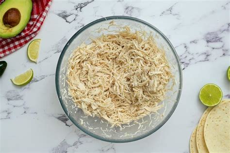 Shredded Chicken Taco Meat
