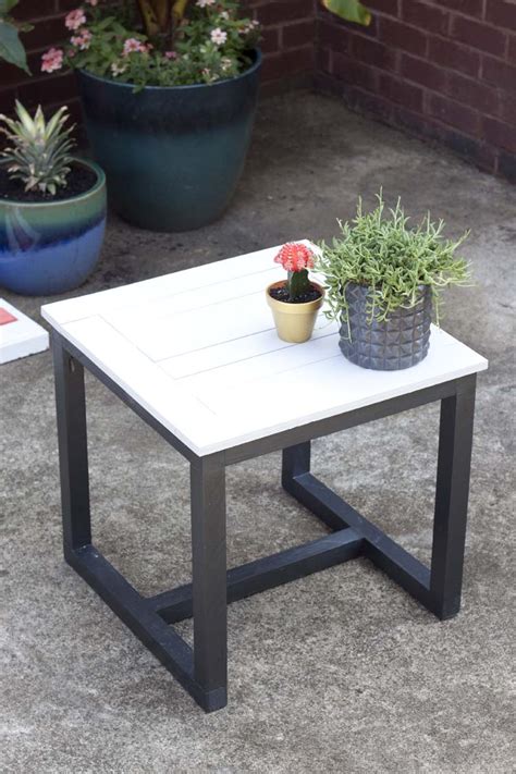 Diy Outdoor Side Table Pottery Barn Knockoff
